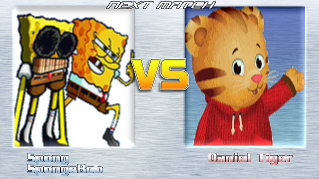 M U G E N Battles Spong Spongebob Squarepants Vs Daniel Tiger Youtube