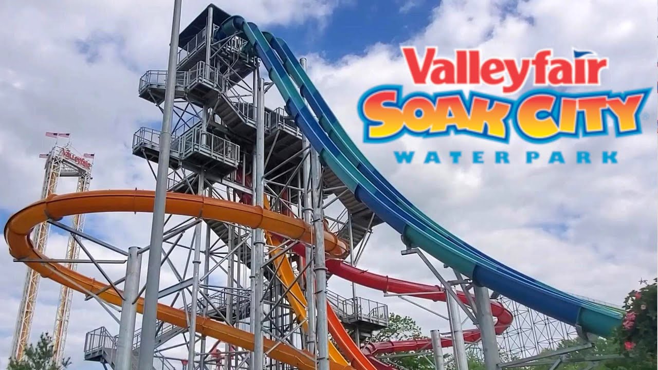 Soak City Water Park At Valleyfair Tour Review With Ranger Youtube