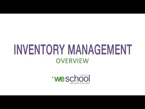 Inventory Management Overview Youtube