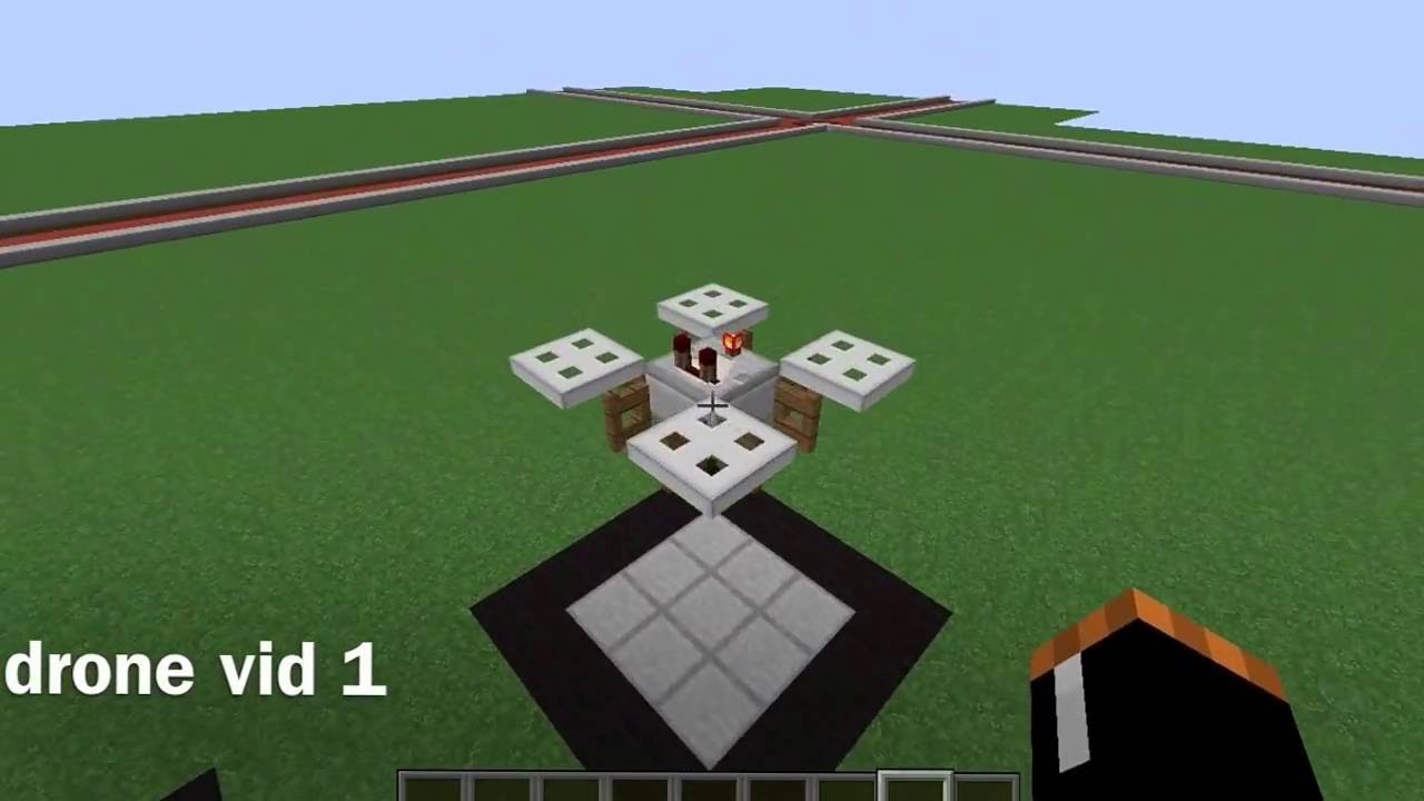 How To Make A Minecraft Drone Youtube