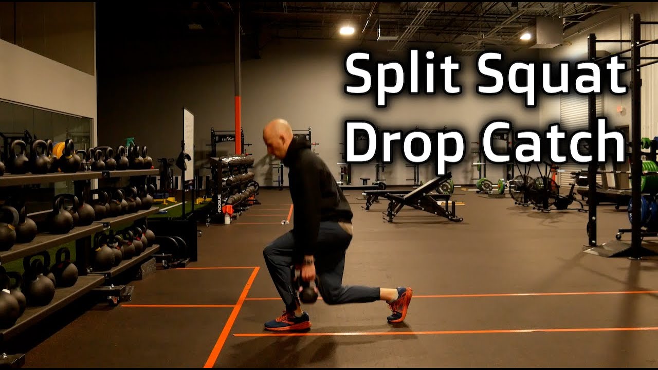 Split Squat Drop Catch Youtube