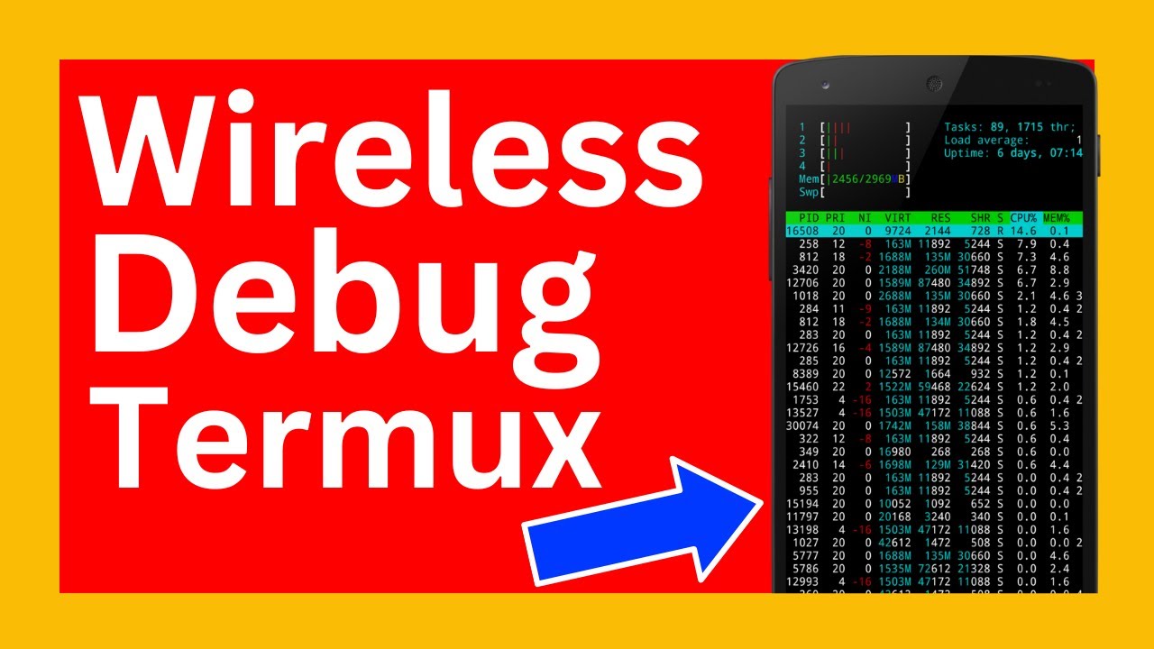 How To Wireless Debug Android Using Termux Youtube