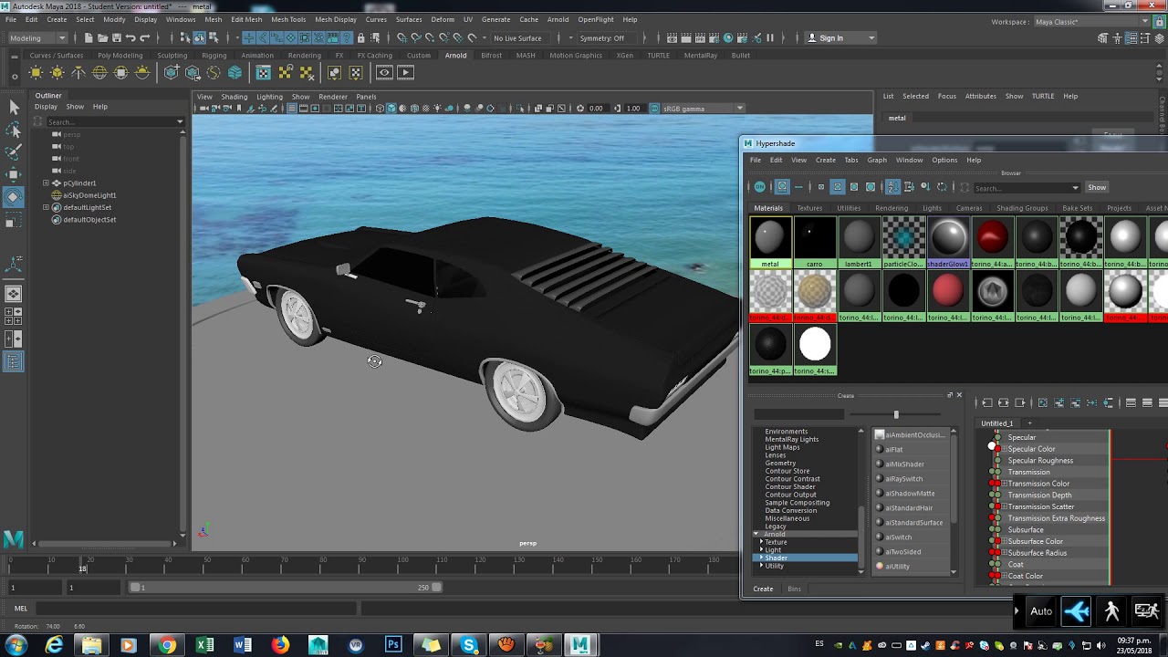 Render Arnold Parte1 Youtube