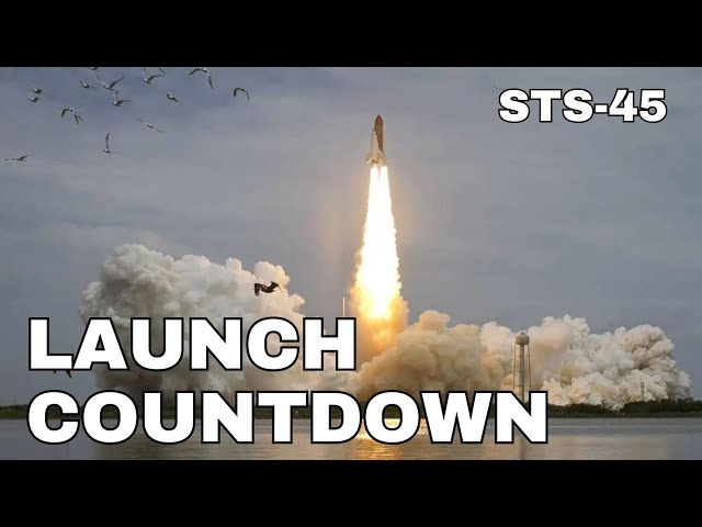 Space Shuttle Launch Countdown Sequence
