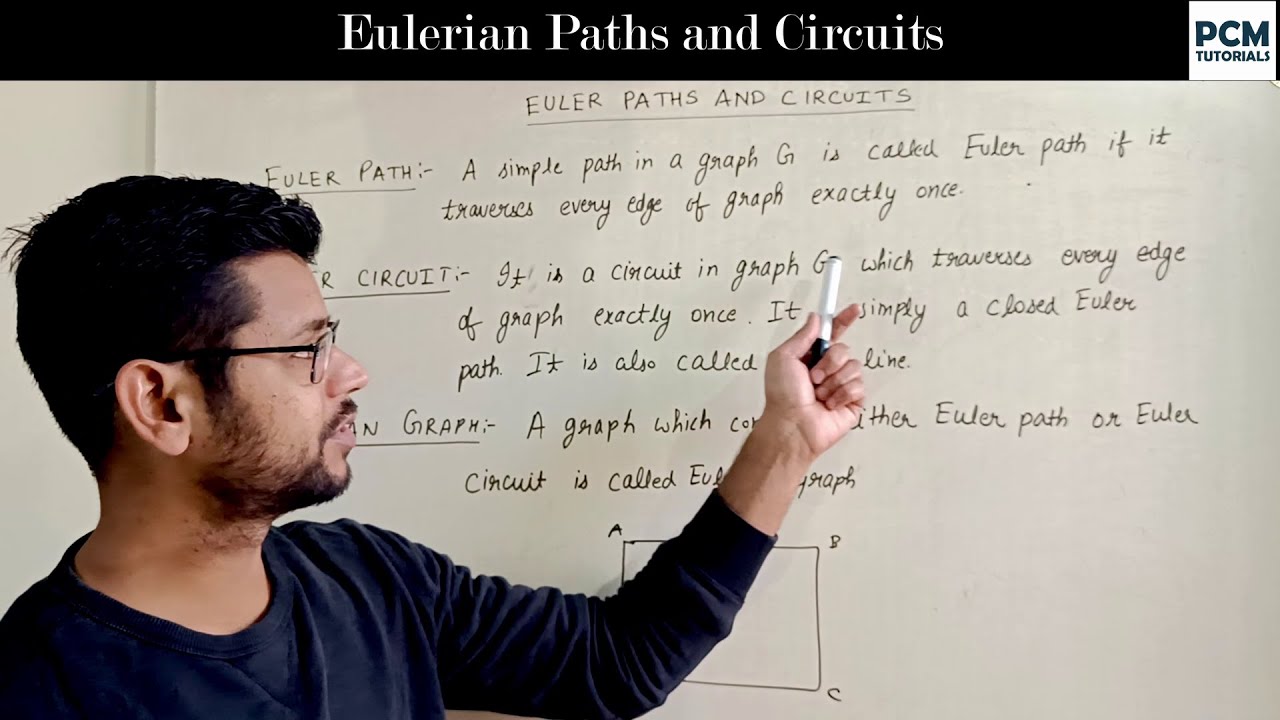 Lecture 19 Eulerian Paths And Circuits Graph Theory Part 7 Youtube