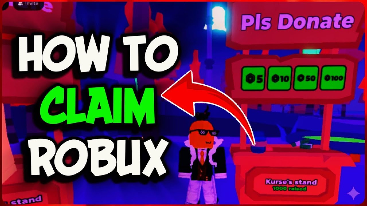 How To Claim Robux In Pls Donate Fast Easy Tutorial Youtube