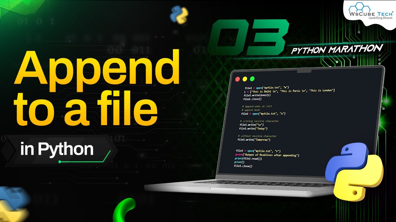 How To Append To A File In Python Python Program Python