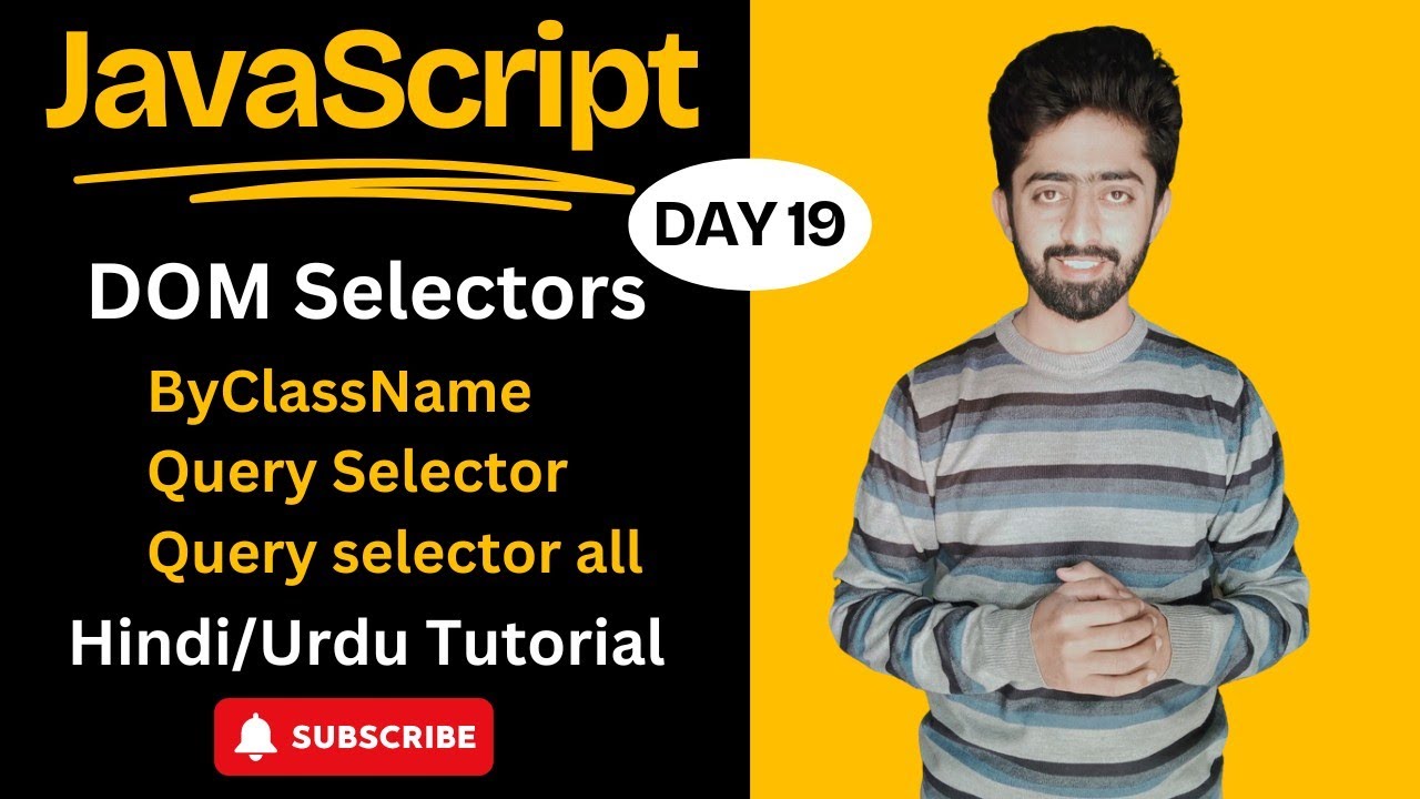 Dom Queryselector And Queryselectorall Methode In Javascript Lecture
