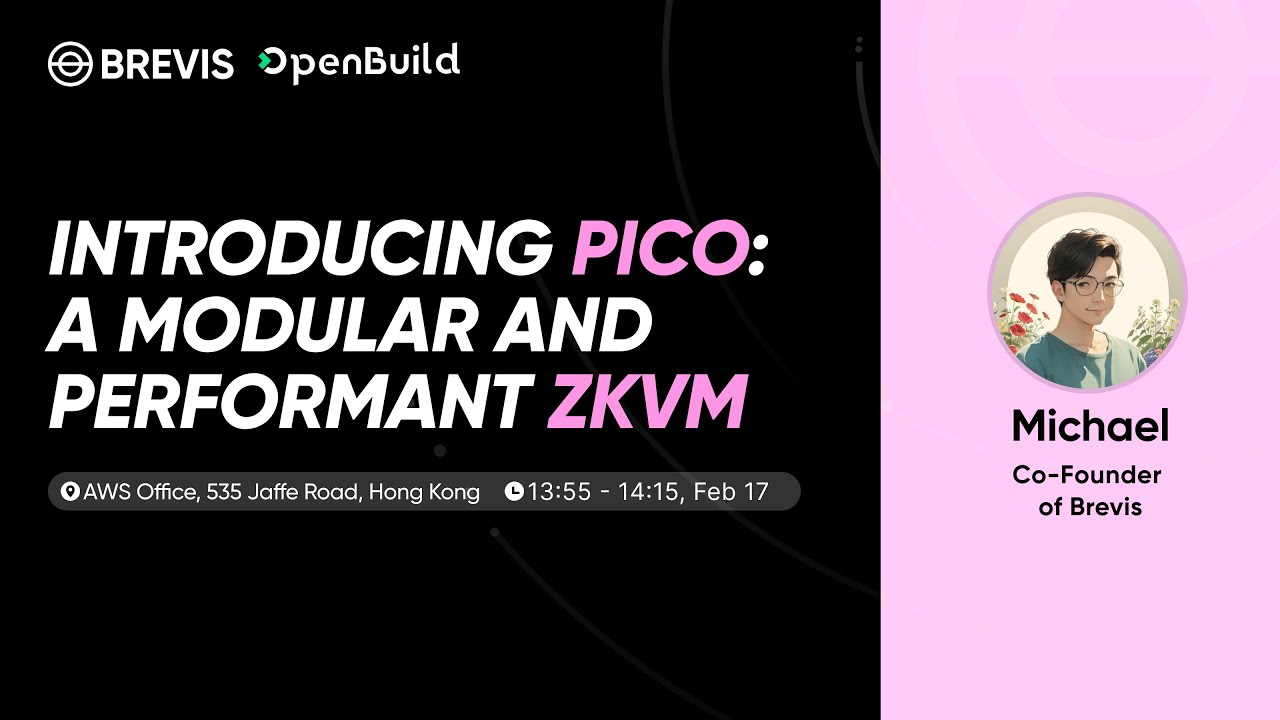 Keynote Introducing Pico A Modular And Performant Zkvm Youtube
