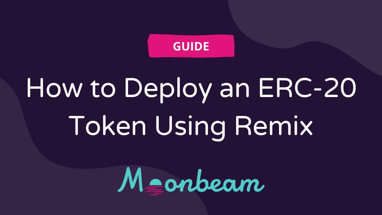 How To Deploy An Erc 20 Token Using Remix Youtube