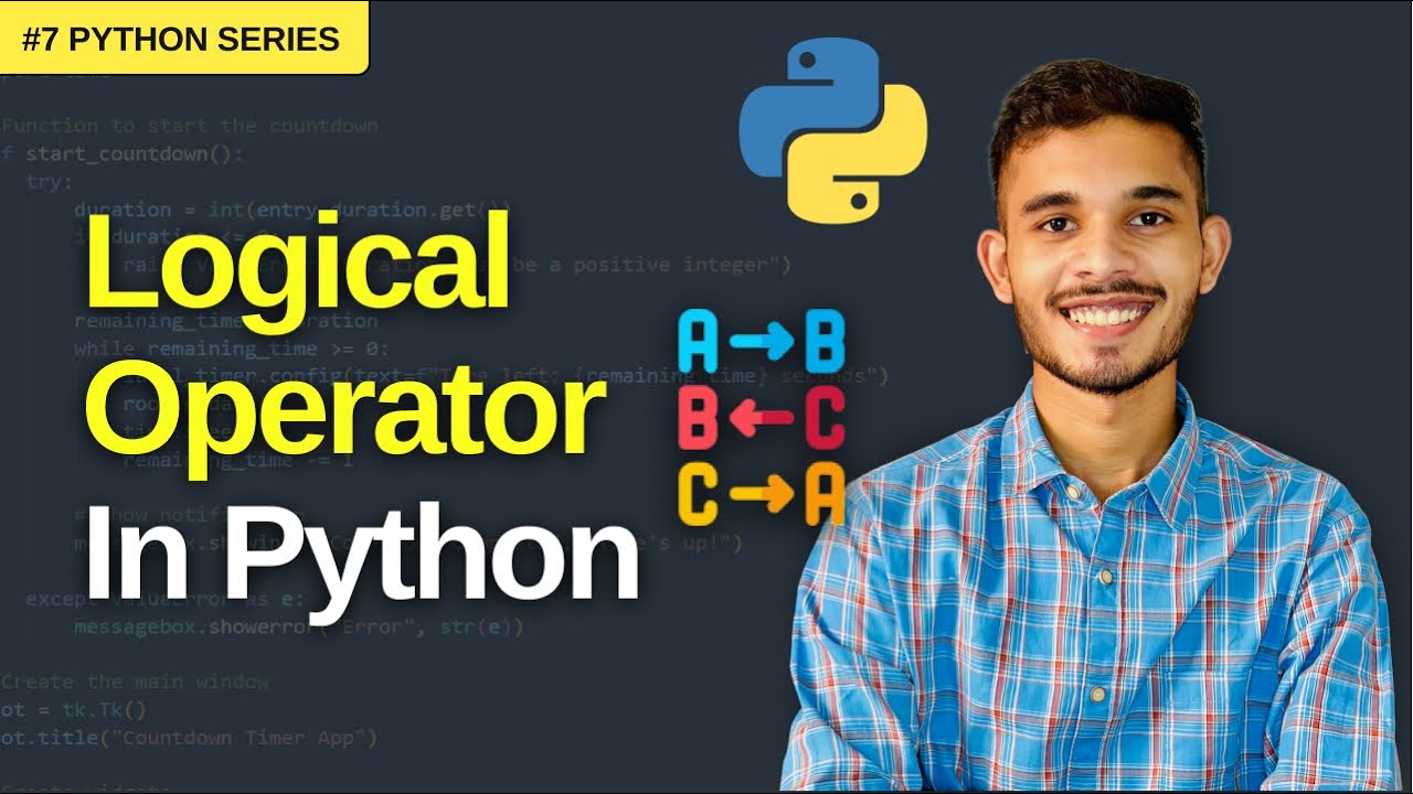 Logical Operators In Python Complete Python Tutorial In Python Youtube