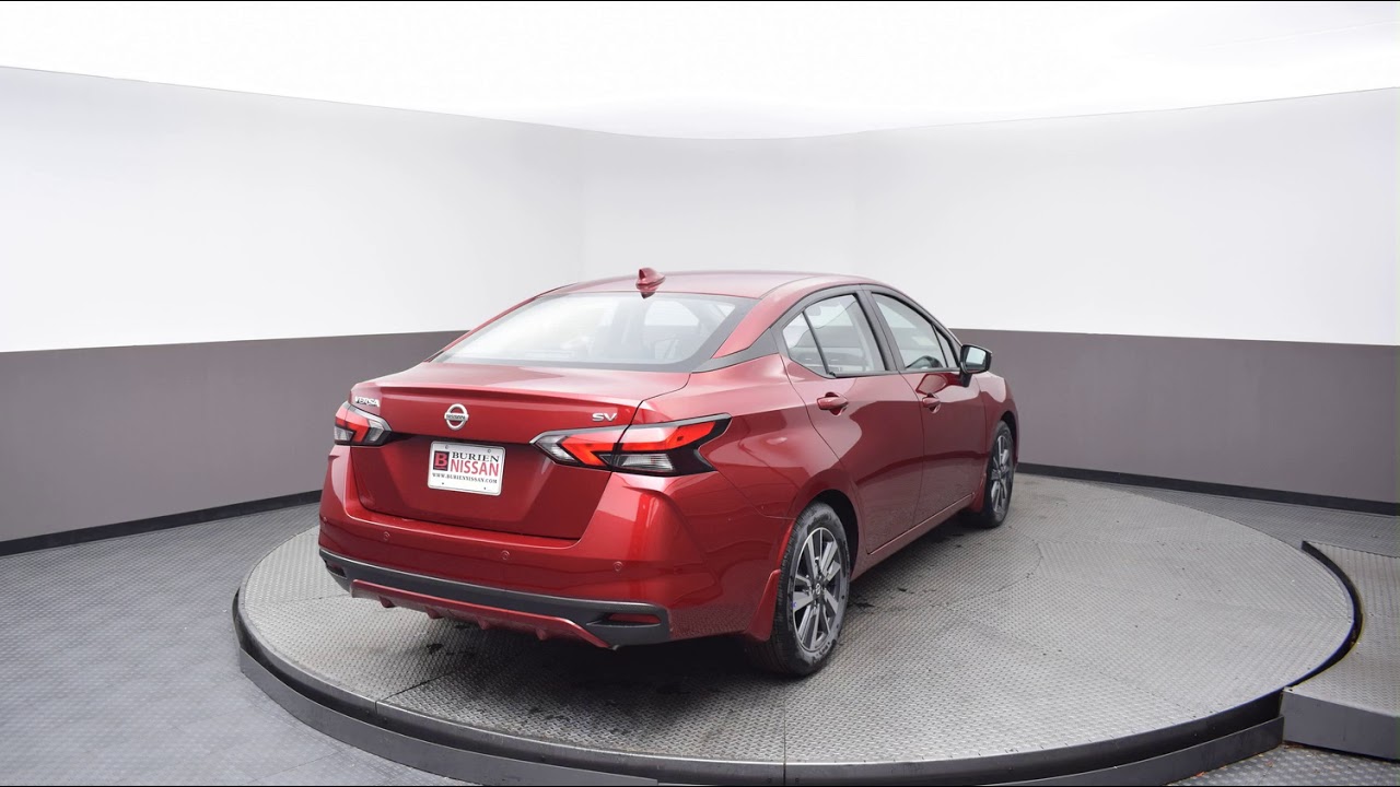 2020 Scarlet Ember Pearl Metallic Nissan Versa 4d Sedan N6598 Youtube
