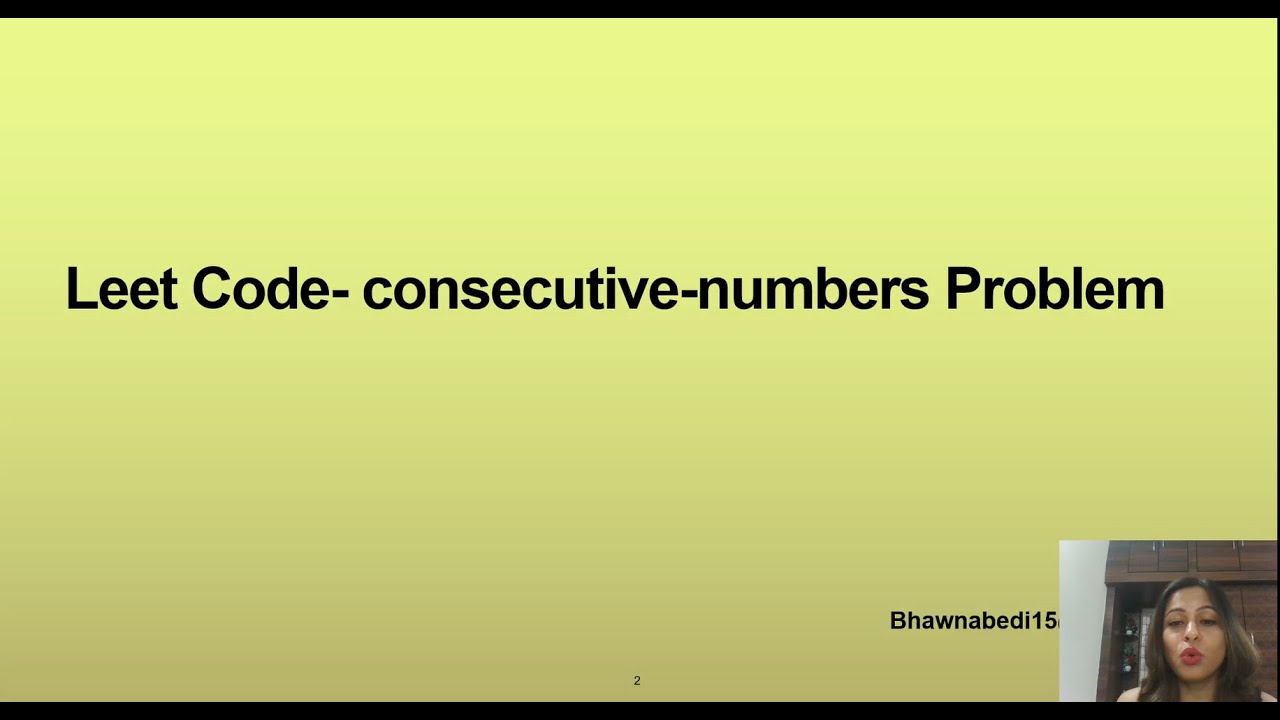 Leet Code Sql Problem 180 Consecutive Numbers Youtube