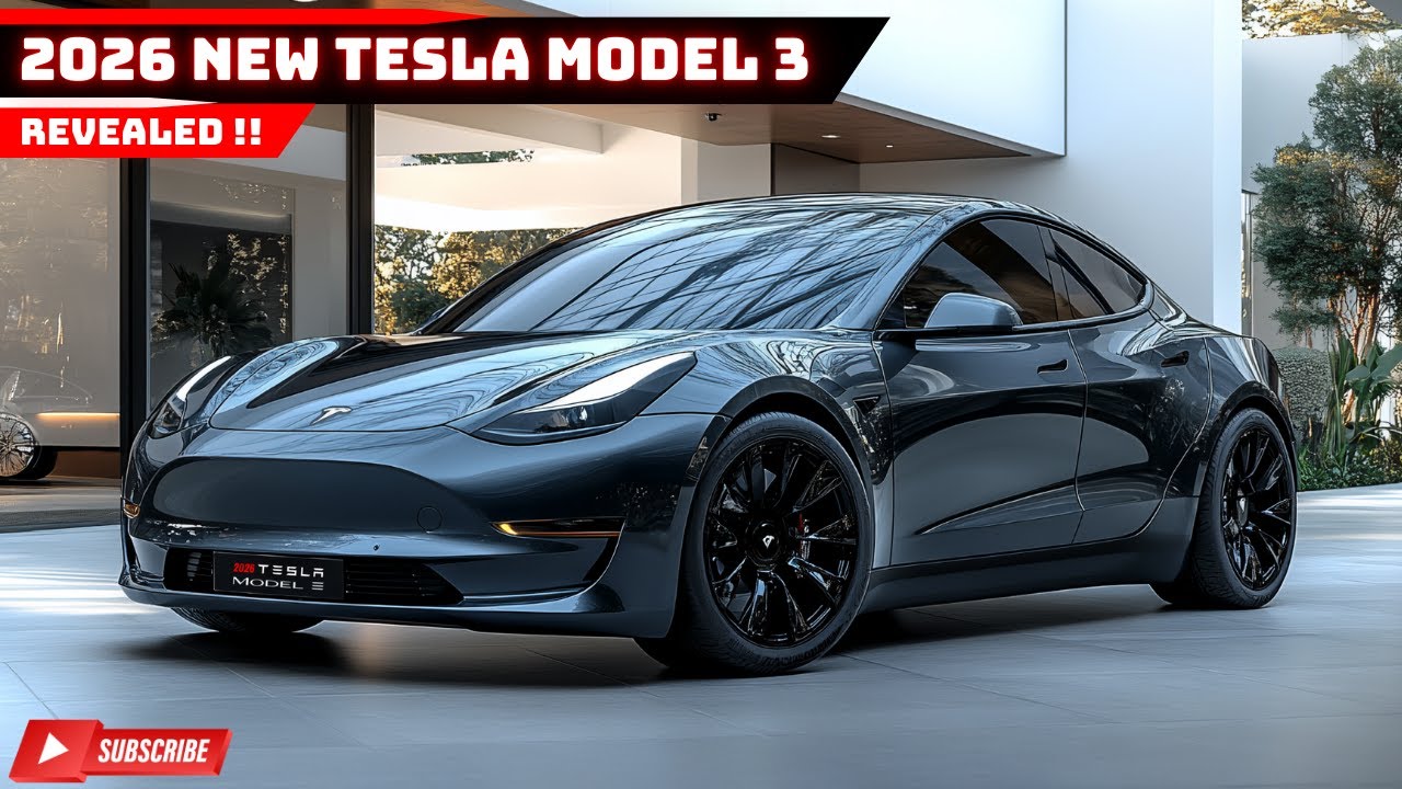 New 2026 Tesla Model 3 Design Changes Performance Upgrades