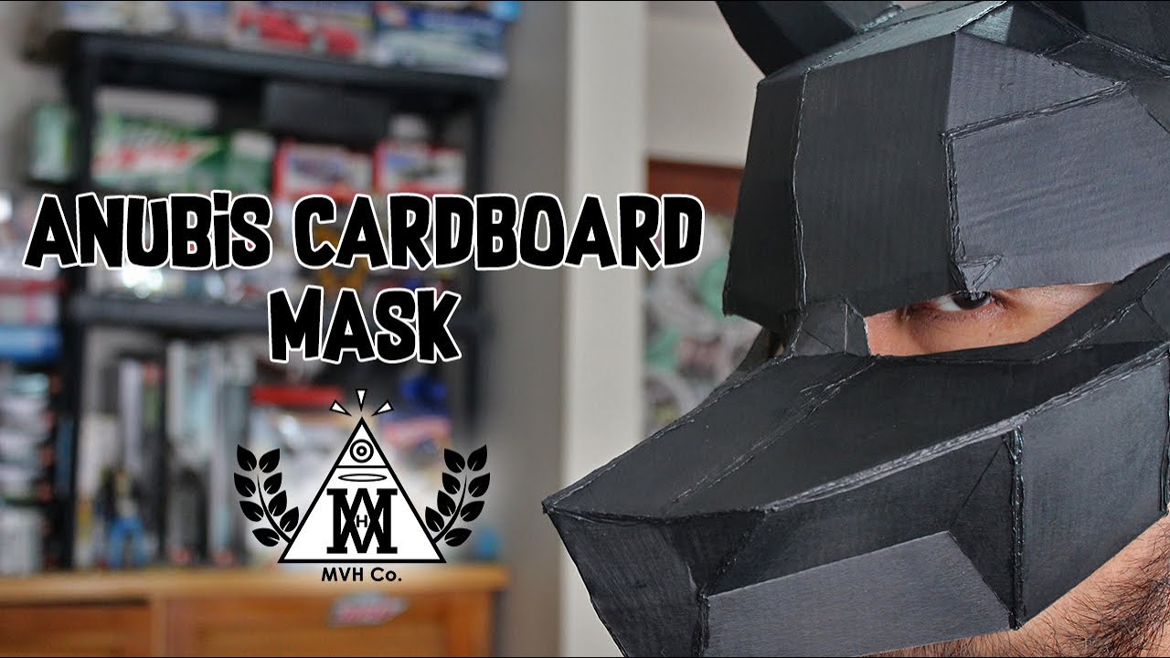 Anubis Cardboard Mask Mvh Co Youtube