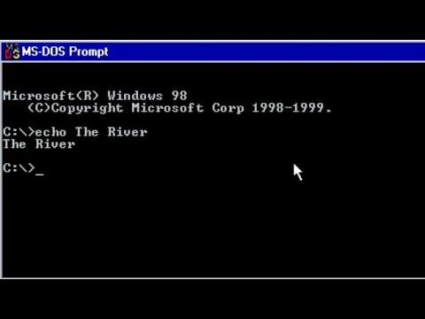 Ms Dos In Windows 98 Youtube