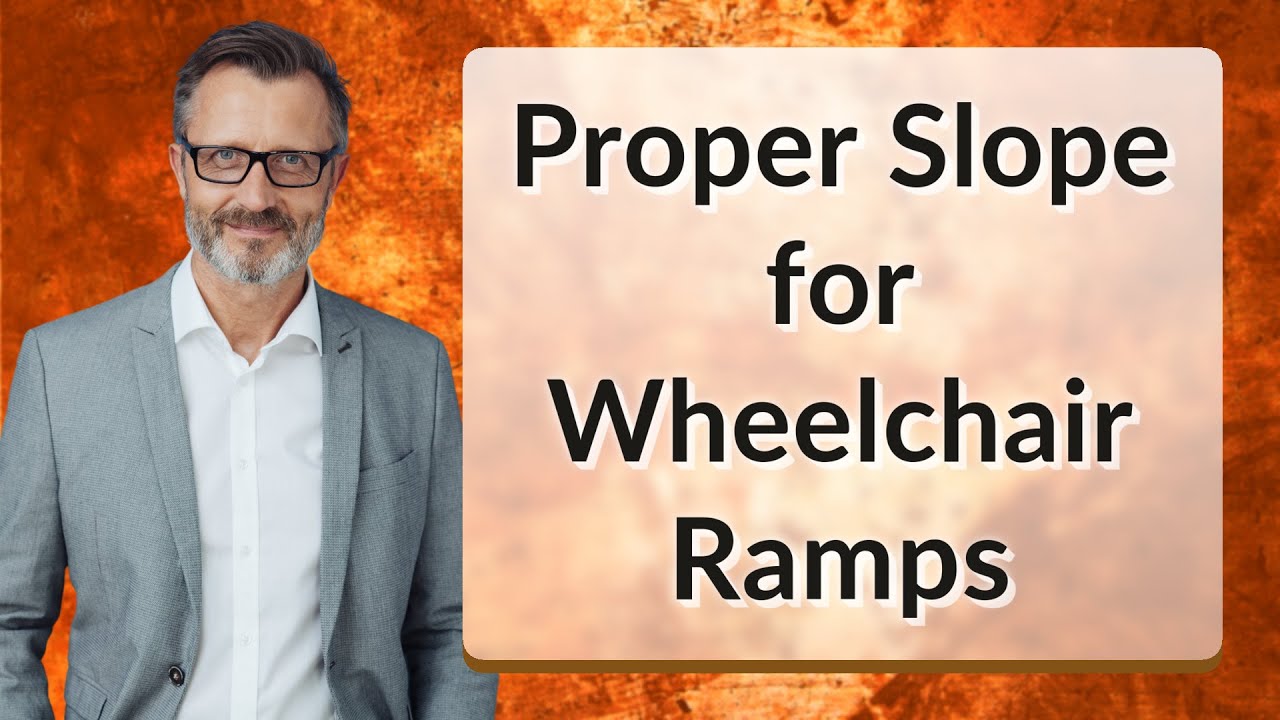 Proper Slope For Wheelchair Ramps Youtube