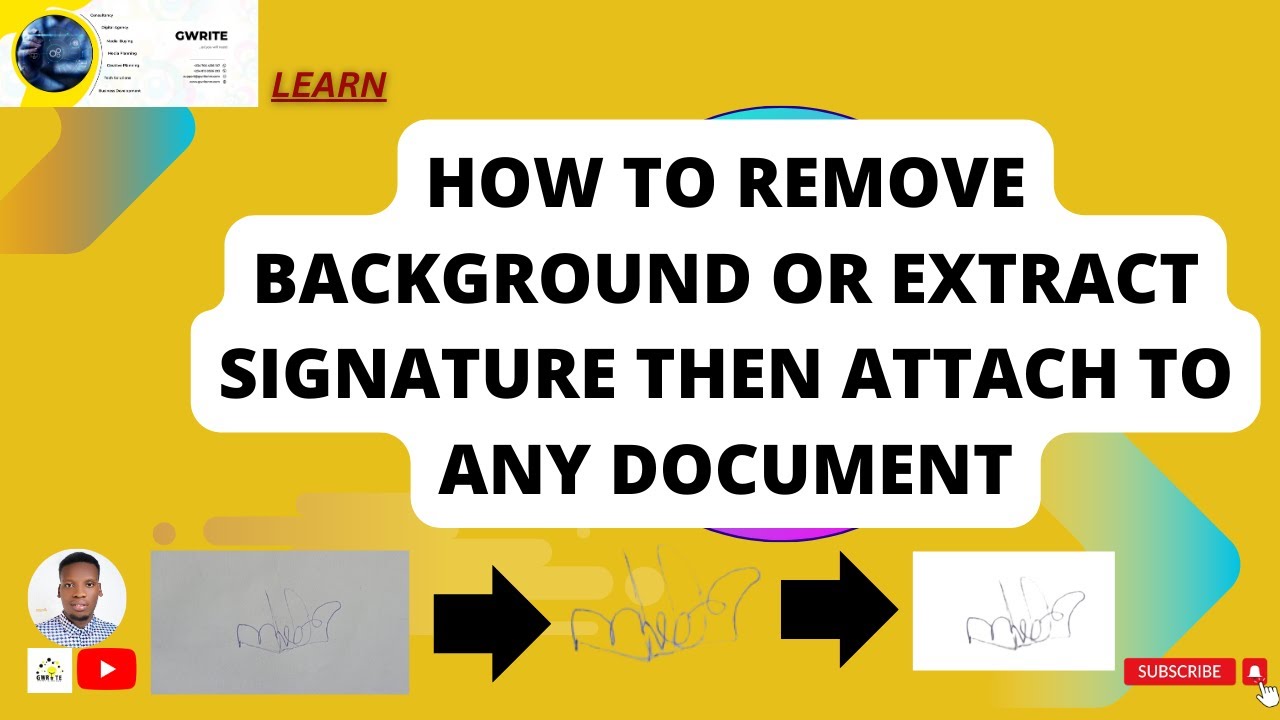 How To Remove Background Youtube