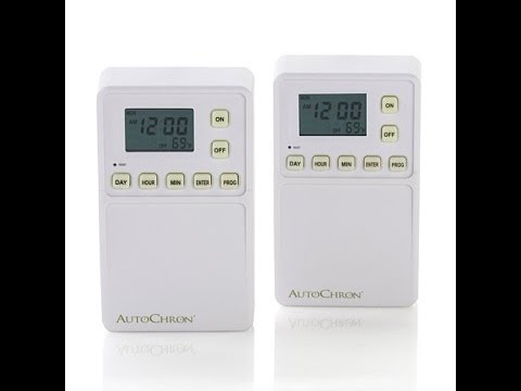 Autochron Programmable Wall Light Switch Timer Shelly Lighting