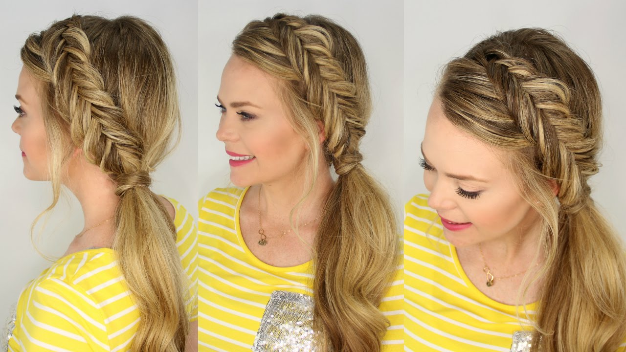 Braided Side Ponytail Hairstyles Easy Braid Haristyles