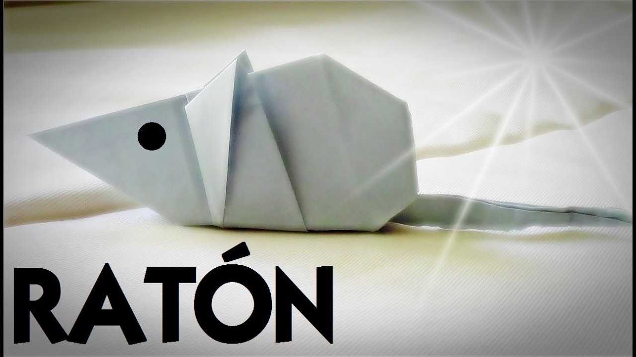 Ratoncito De Papel Origami Youtube