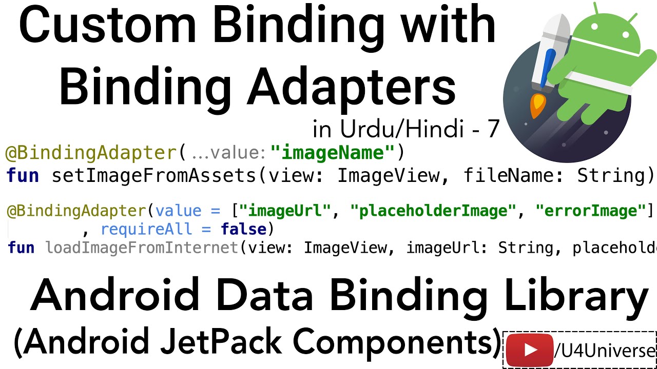 Android Data Binding 7 Custom Binding With Binding Adapters
