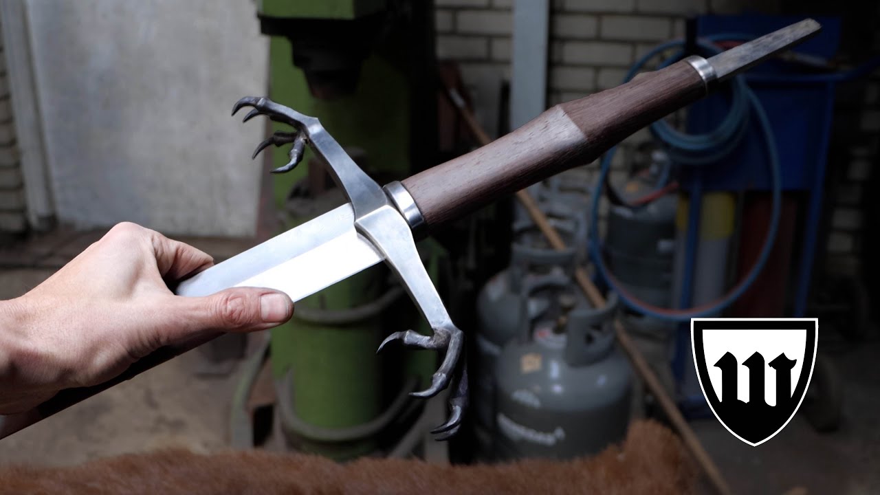 Forging A Pattern Welded Dragon Longsword Part 4 Making The Handle