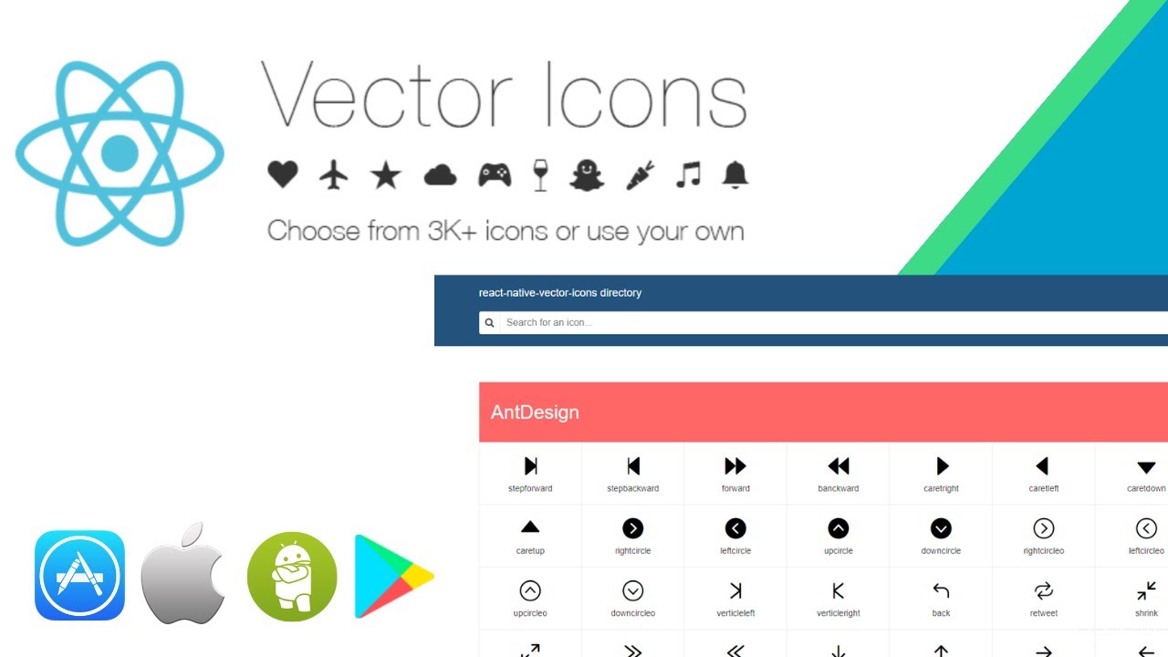 React Native Vector Icons Setup Use React Native Mr Devgeek