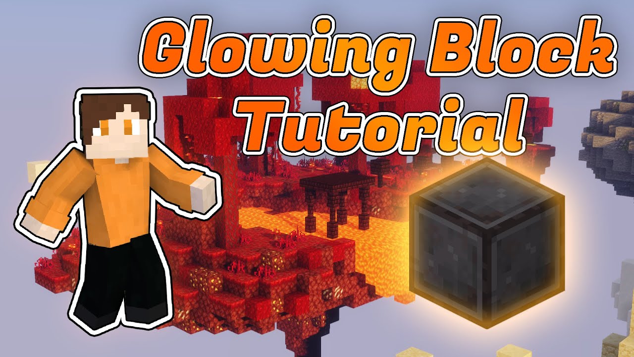 Glowing Block Tutorial Youtube