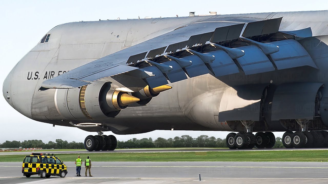 Worlds Largest Military Aircraft Largest Ever Plane Landed At Guernsey
