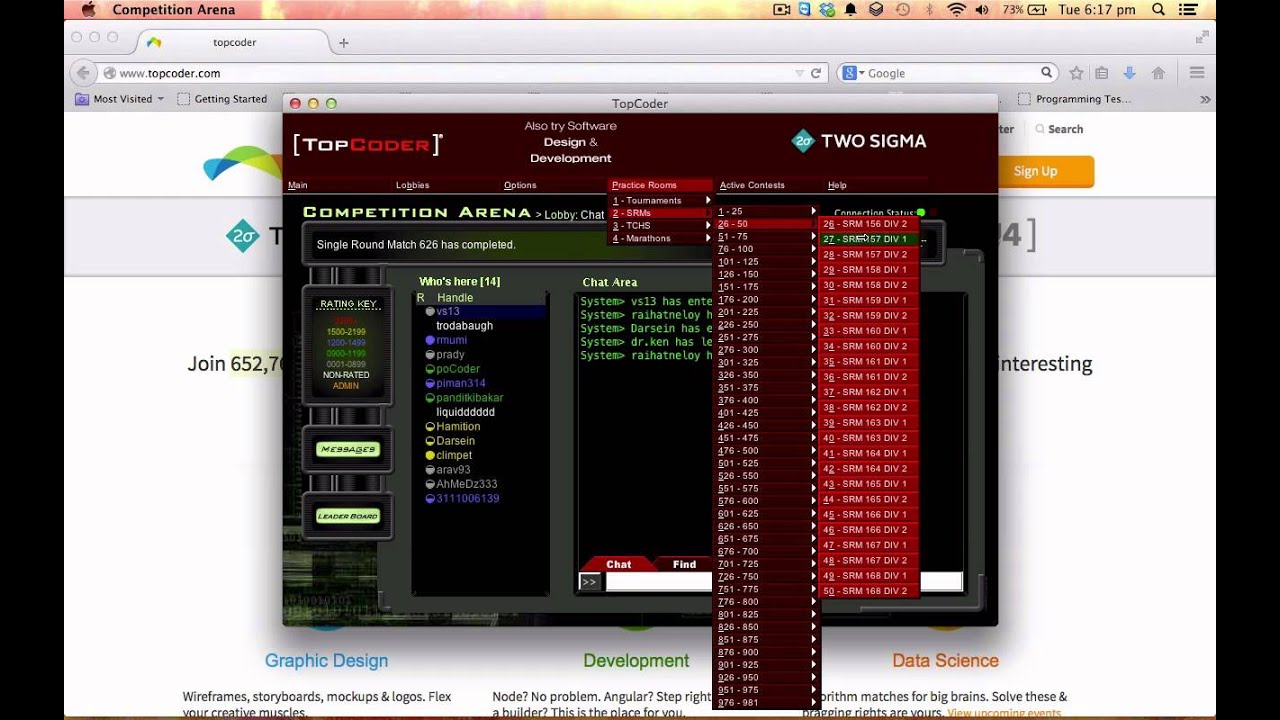 Topcoder Arena Tutorial Youtube