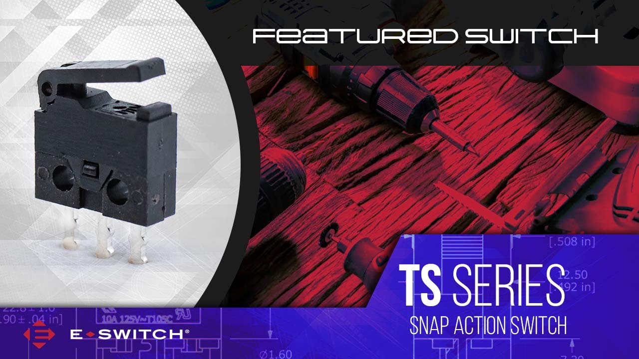 E Switch Featured Switch Ts Series Subminiature Snap Action Switch
