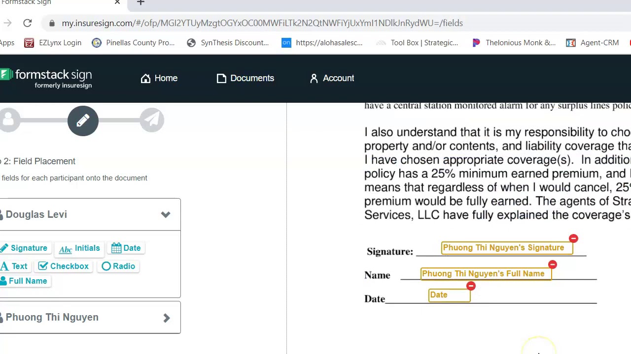 How To Do Commercial Formstack For Client Signature Youtube