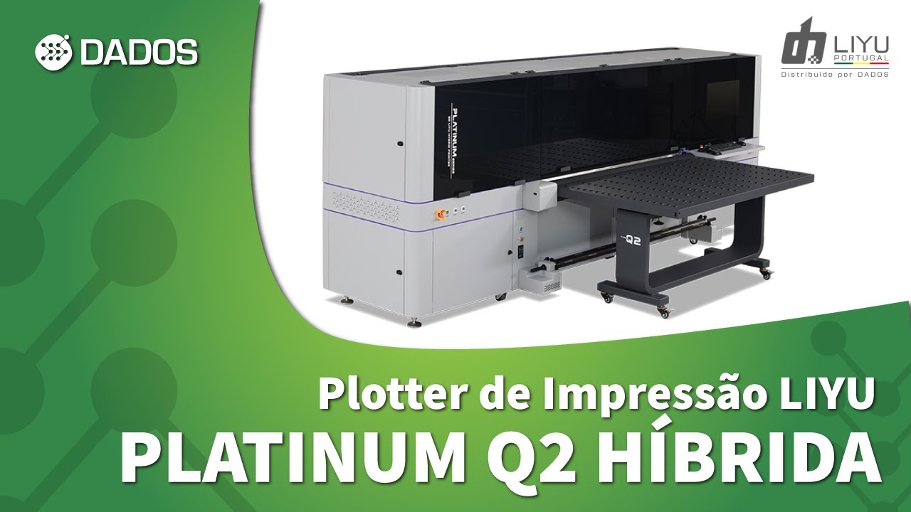 Plotter De Impressão Liyu Platinum Q2 Hibrida Youtube