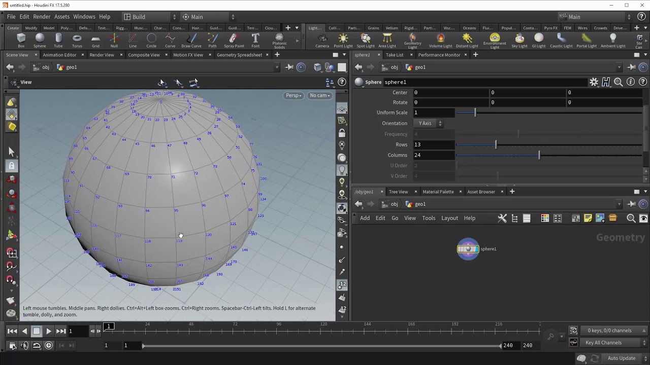 Sphere Sop Node Reference Youtube