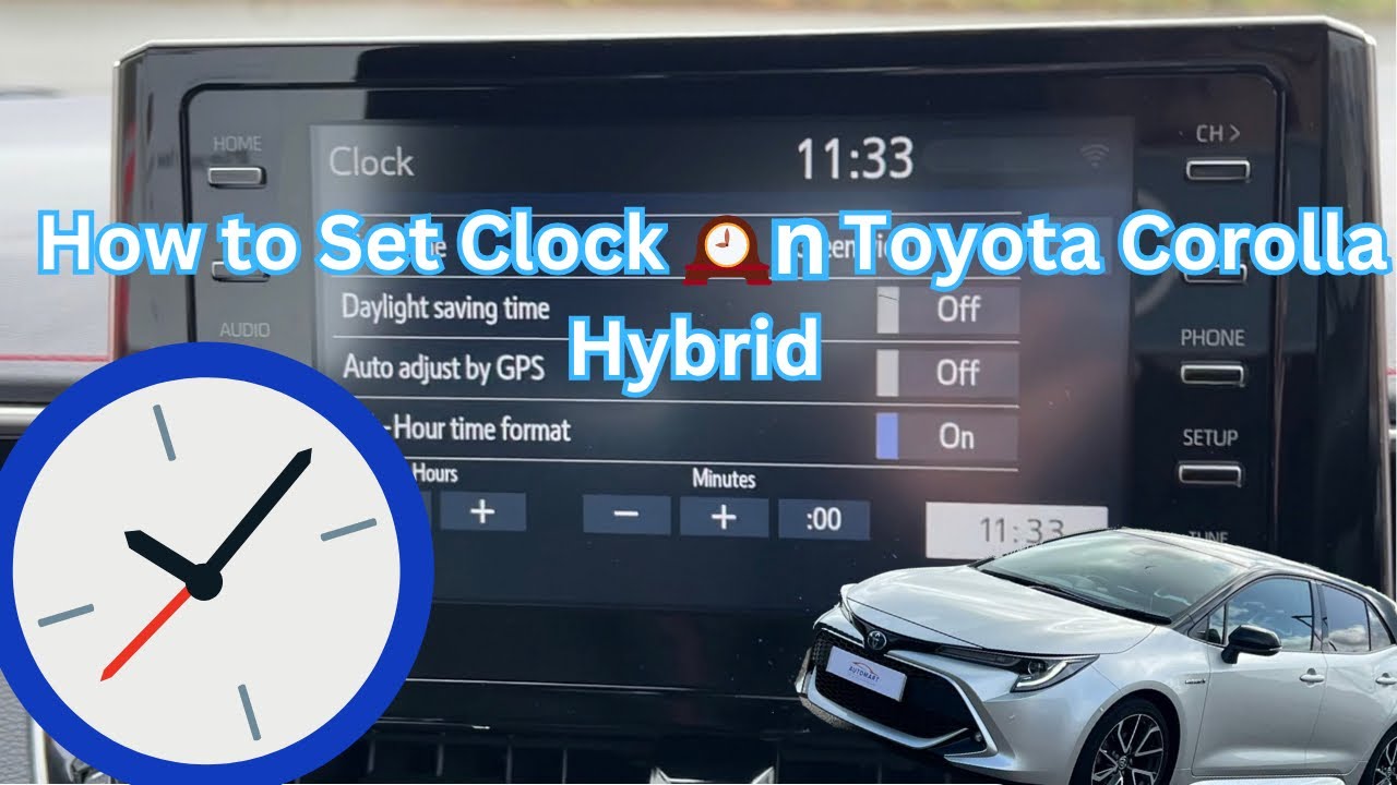 Change The Clock On Toyota Yaris At Terri Whobrey Blog