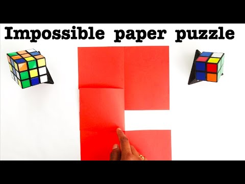 Impossible Paper Trick Can You Figure Out This Impossible Paper Puzzle