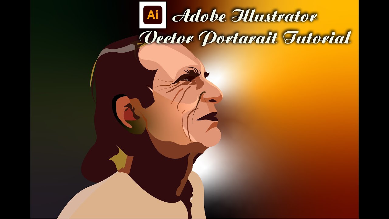 Adobe Illustrator Vector Portrait Youtube
