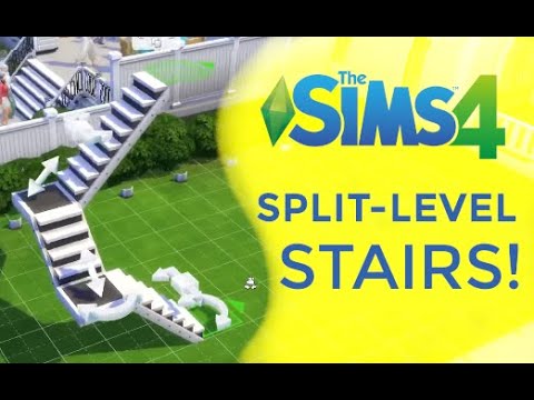 Sims 4 Split Level Stairs Youtube