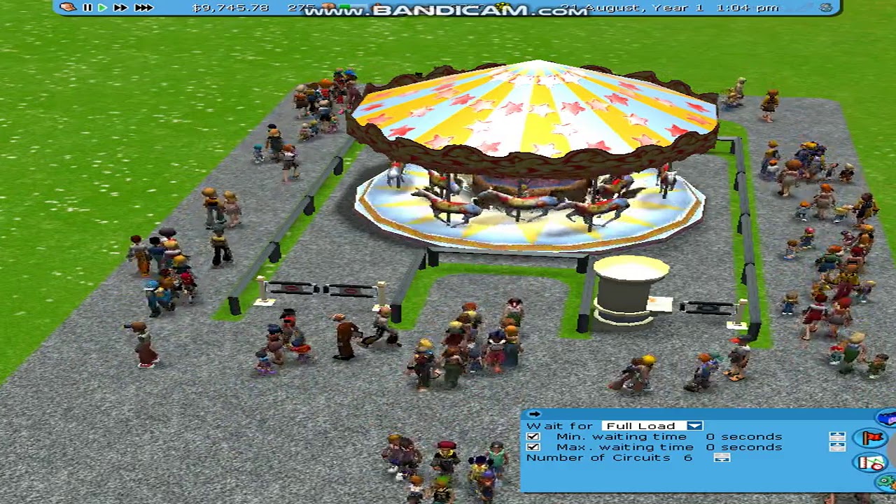 Merry Go Round Roller Coaster Tycoon 3 Graphwin Gaming Youtube