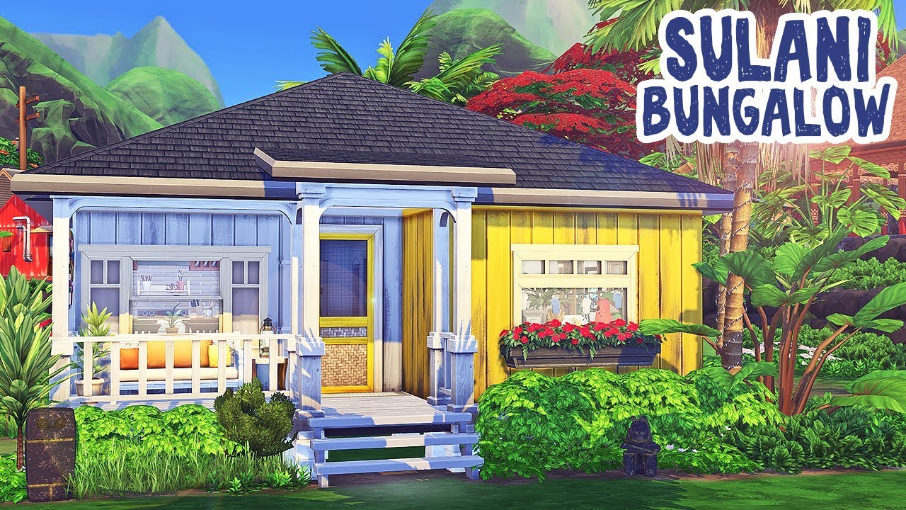 Sulani Bungalow рџњґ The Sims 4 Speed Build Youtube