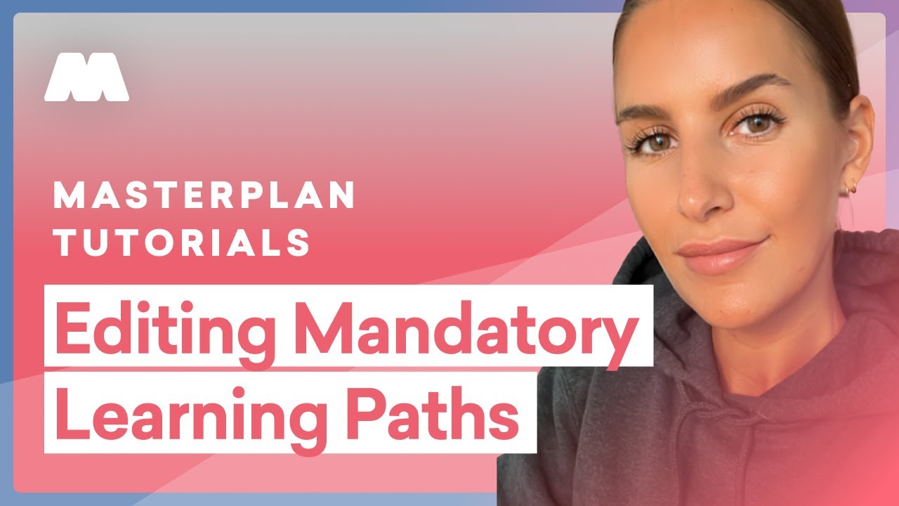 Masterplan Tutorials Editing Mandatory Learning Paths Youtube