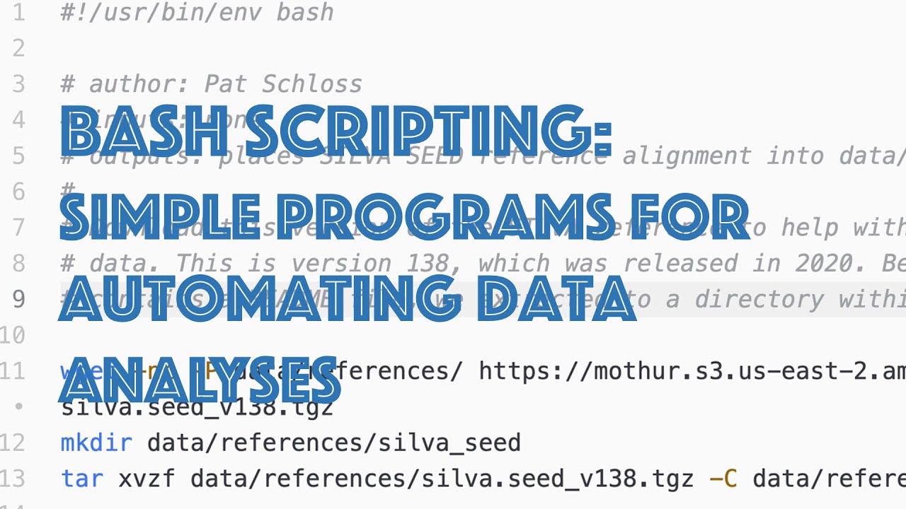 How To Write Bash Scripts Automating Steps In Data Analysis To Make