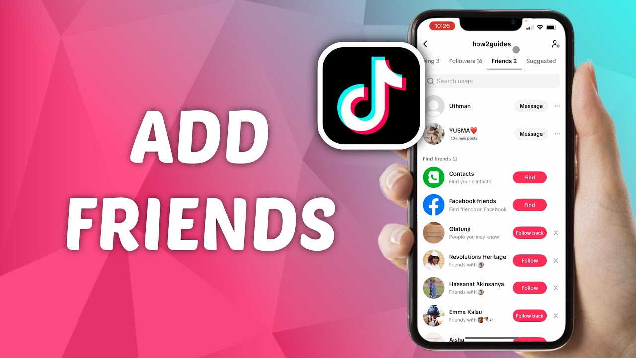 How To Add Friends On Tiktok Youtube