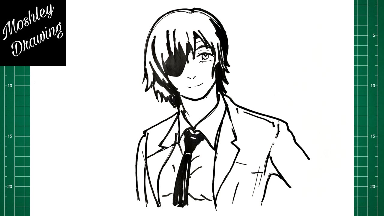 How To Draw Himeno Chainsaw Man Youtube