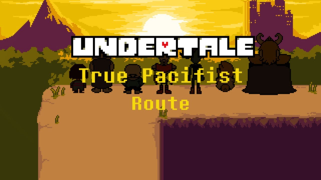 Undertale True Pacifist Full Playthrough No Commentary Youtube