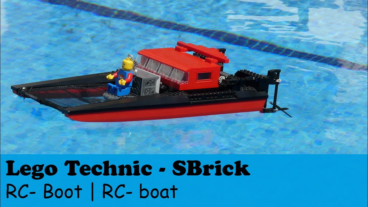 Lego Technic Rc Boot Mit Sbrick Lego Technic Rc Boat With Sbrick