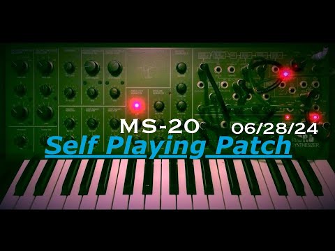 Korg Ms 20 6 28 24 Self Playing Patch Youtube