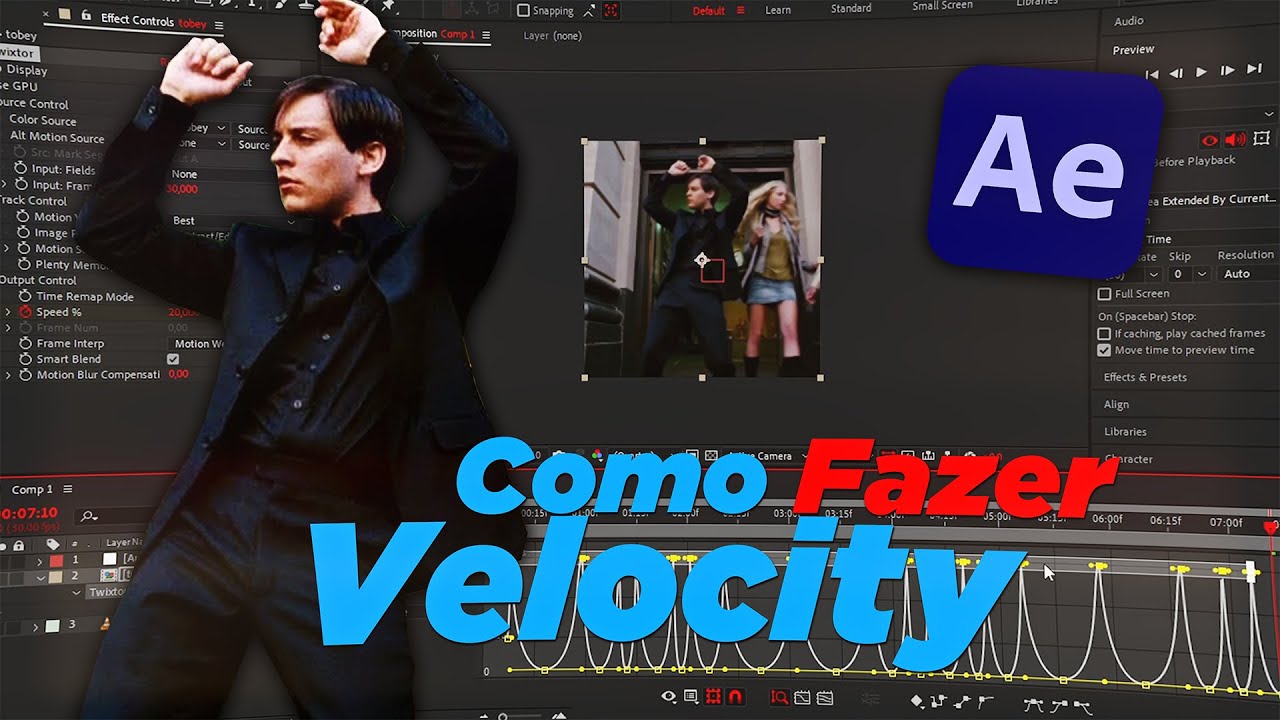 Tutorial Como Fazer Velocity No After Effects Youtube