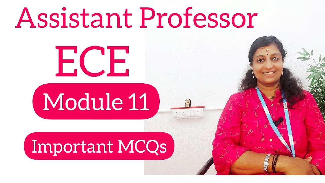 Assistant Professor Module 11 Exclusive Mcq Youtube